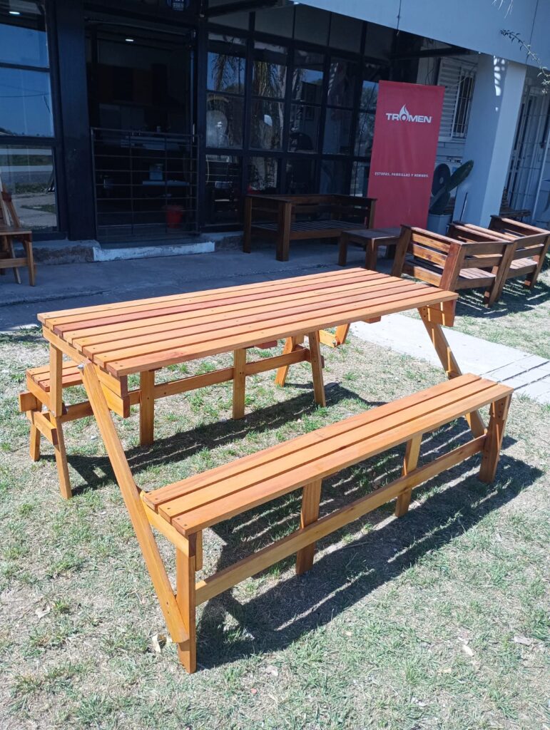 Mesa Banco plegable para 6 personas – Inspira
